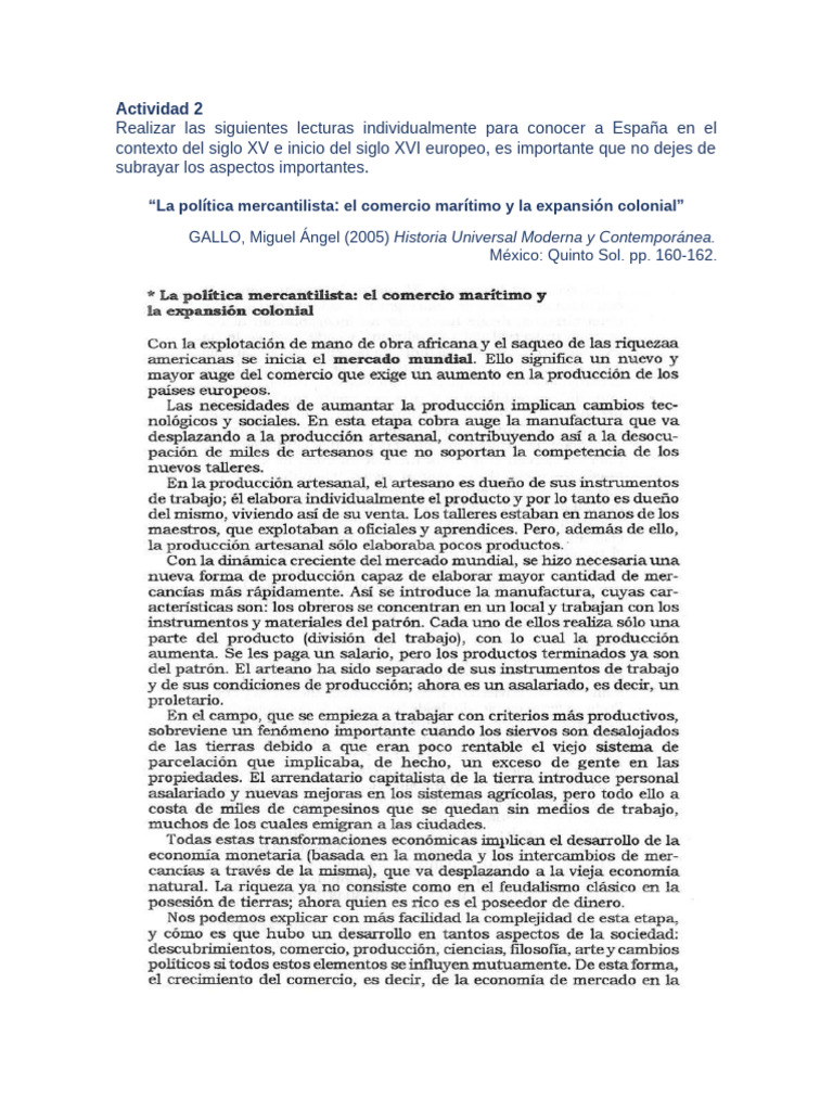 España en el Siglo XV: Economía y Política | PDF | Imperio español | España