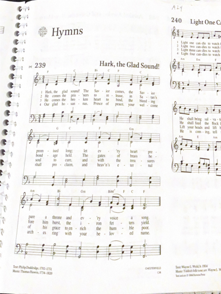 Hark, The Glad Sound | PDF