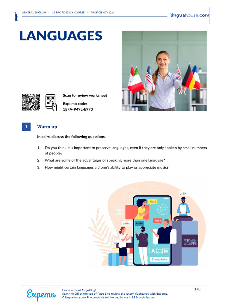 Languages American English Student C2 | PDF | Multilingualism | Rhythm