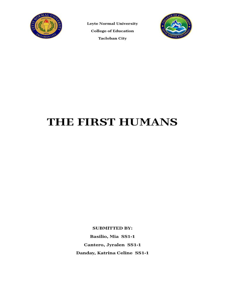 Early Humans Written Report | PDF | Hominidae | Homo