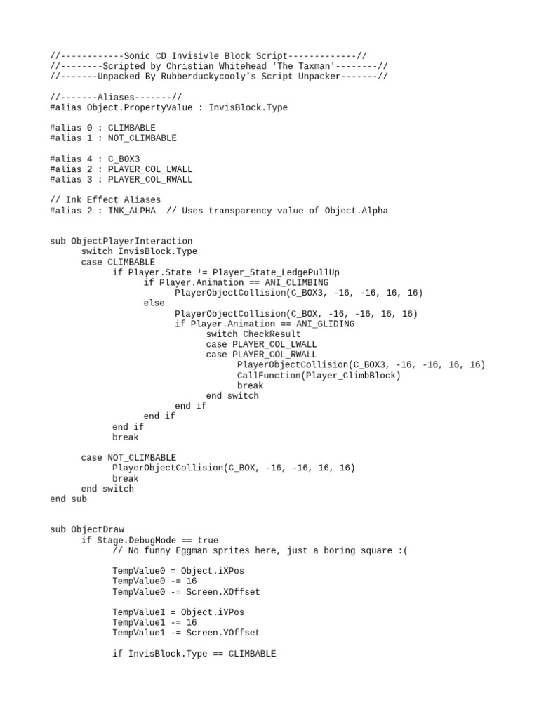 Invisible Block | PDF