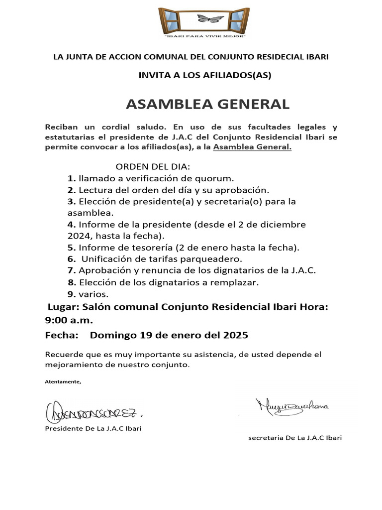 Aviso IBARI.. 6 | PDF