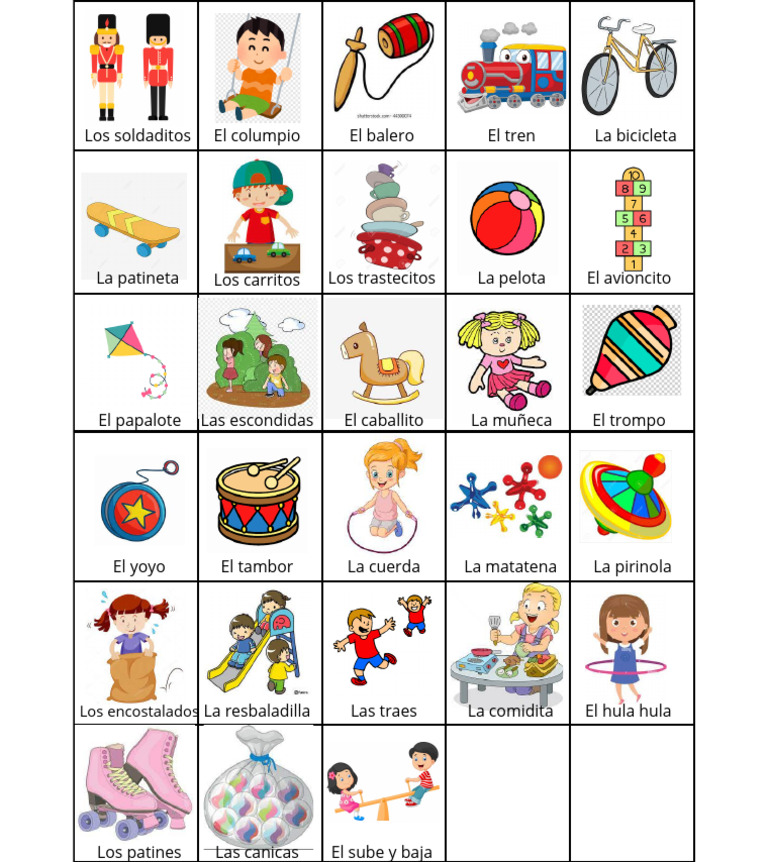 Juguetes y juegos infantiles clásicos | PDF