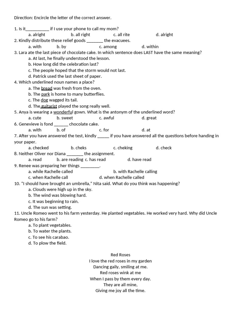 ENGLISH - REVIEWER - Docx - Filename UTF-8 - ENGLISH ER | PDF | Moth