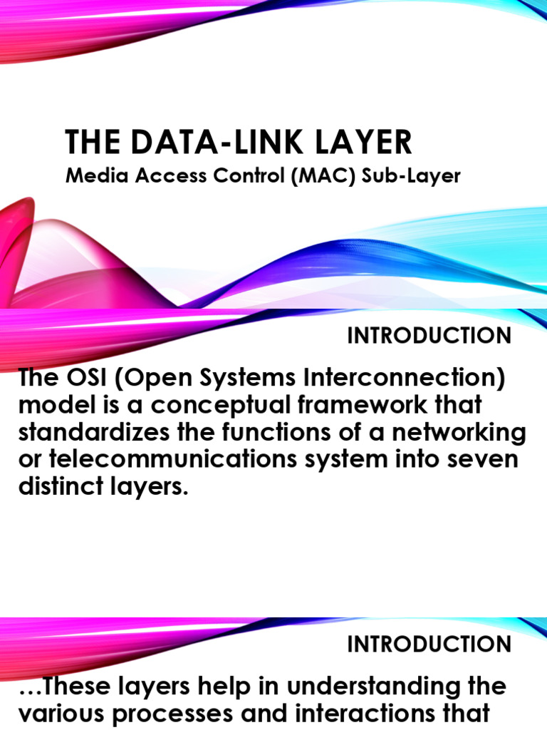 Lecture 6 - The Data-Link Layer-1 | PDF | Computer Network | Osi Model