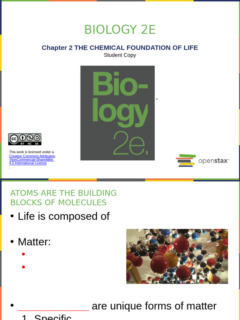 Chemical Foundations of Life in Biology | PDF | Chemical Polarity ...