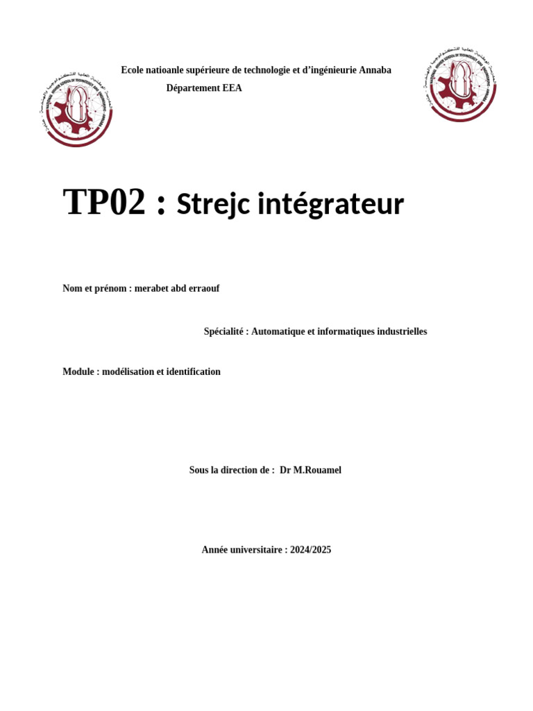 tp2 Modelisation | PDF