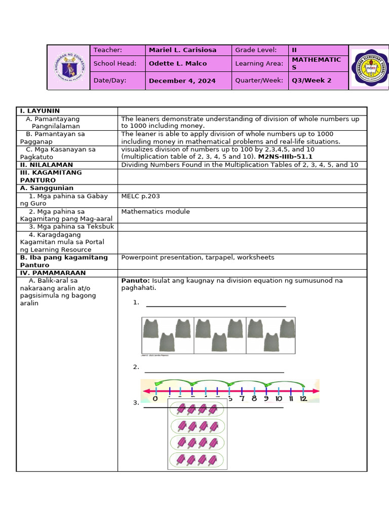 MATH q3 w1 Day 1 | PDF