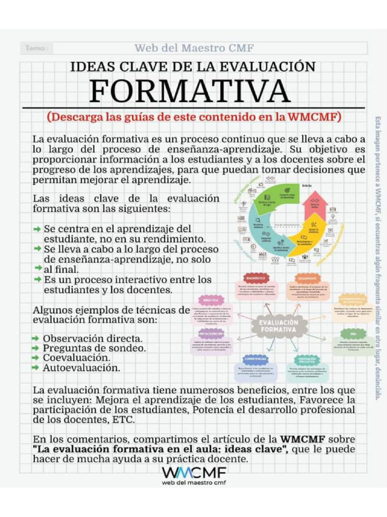 Evaluación Formativa Pdf