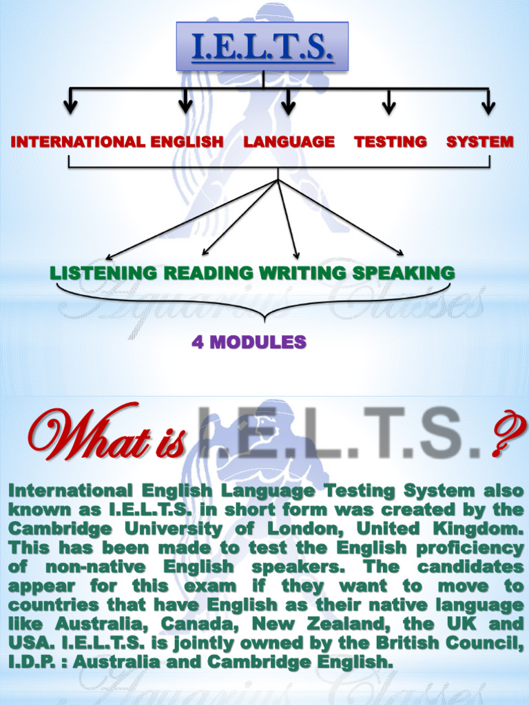 Ielts Notes | PDF | International English Language Testing System ...