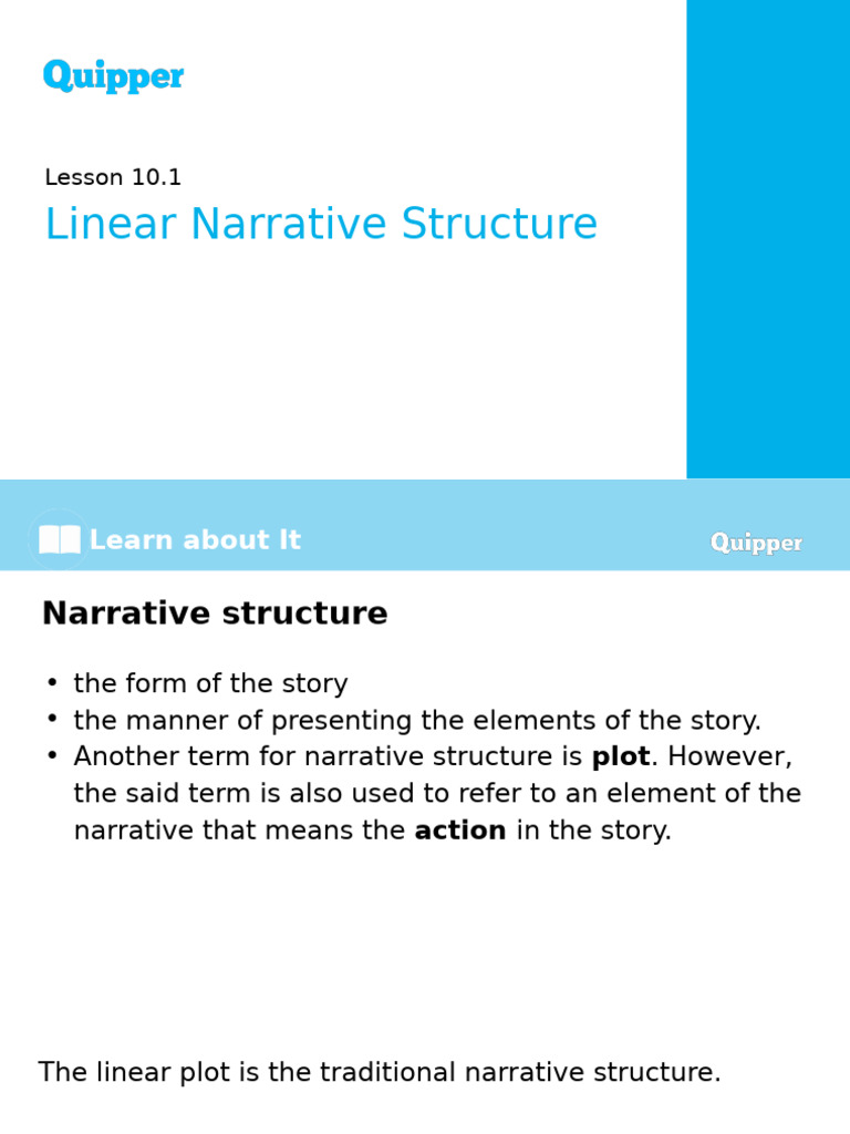 ME Eng 10 Q2 1001 - PS - Linear Narrative Structure | PDF