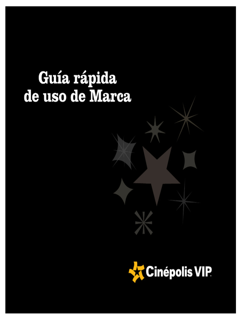 Guía de Identidad Visual Cinépolis VIP | PDF | Color | Diseño de ...