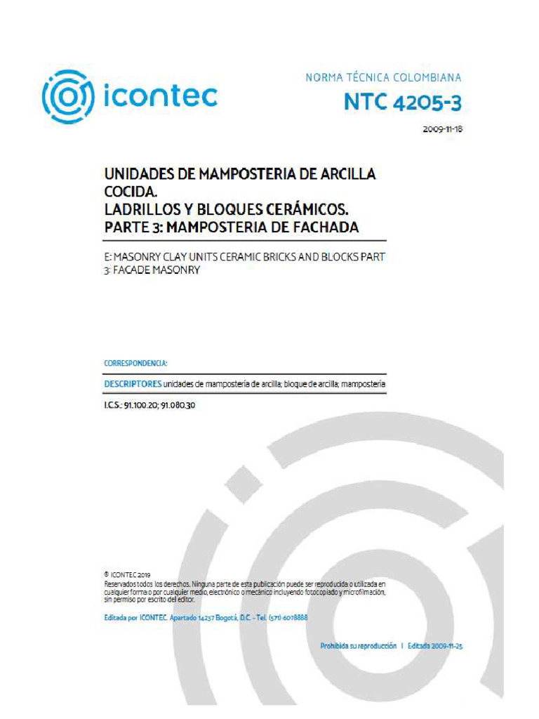 NTC 4205-3 - 2009 | PDF