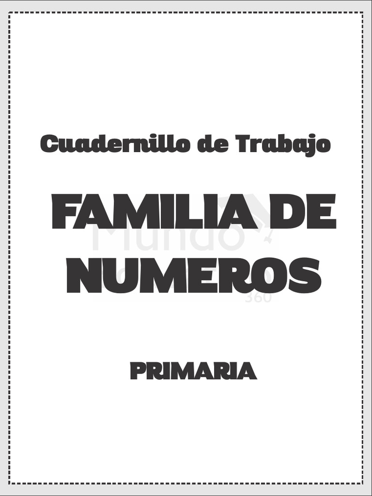Cuadernillo Familia de Numeros Me360 | PDF