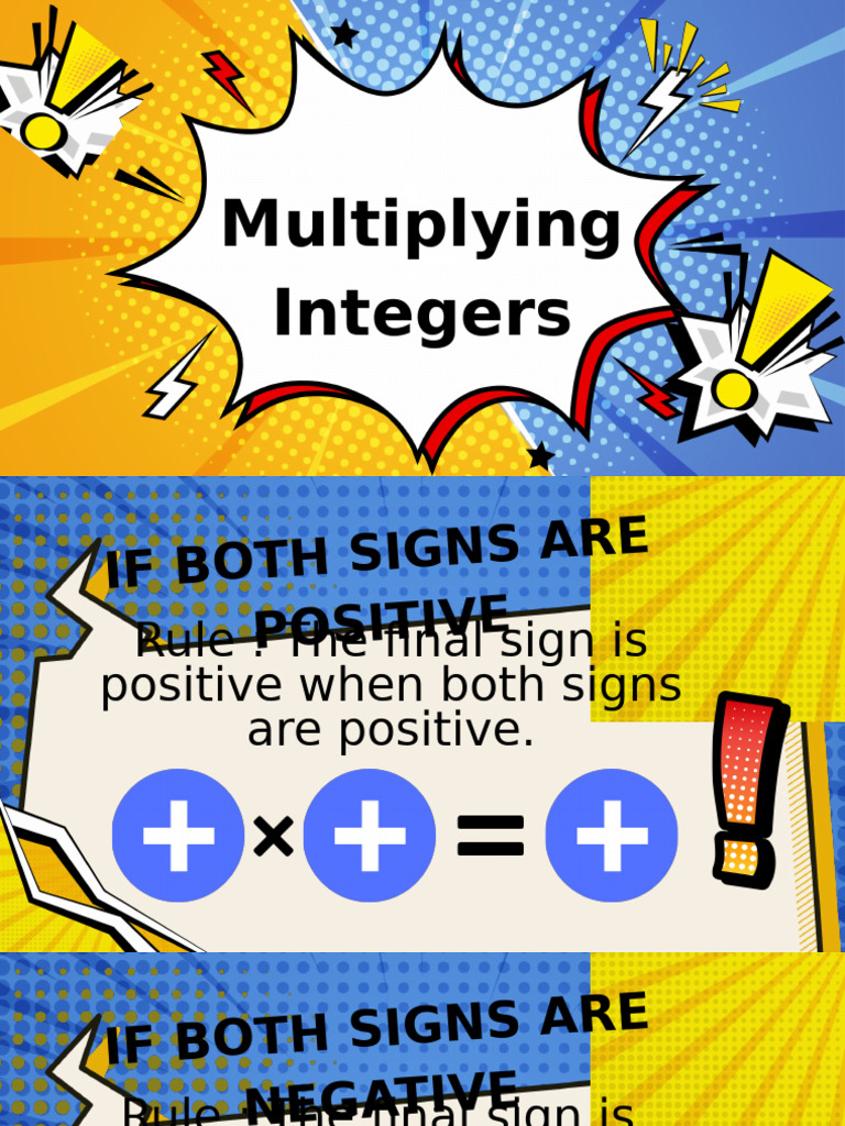 Yellow Blue Comic Discussion Presentation | PDF