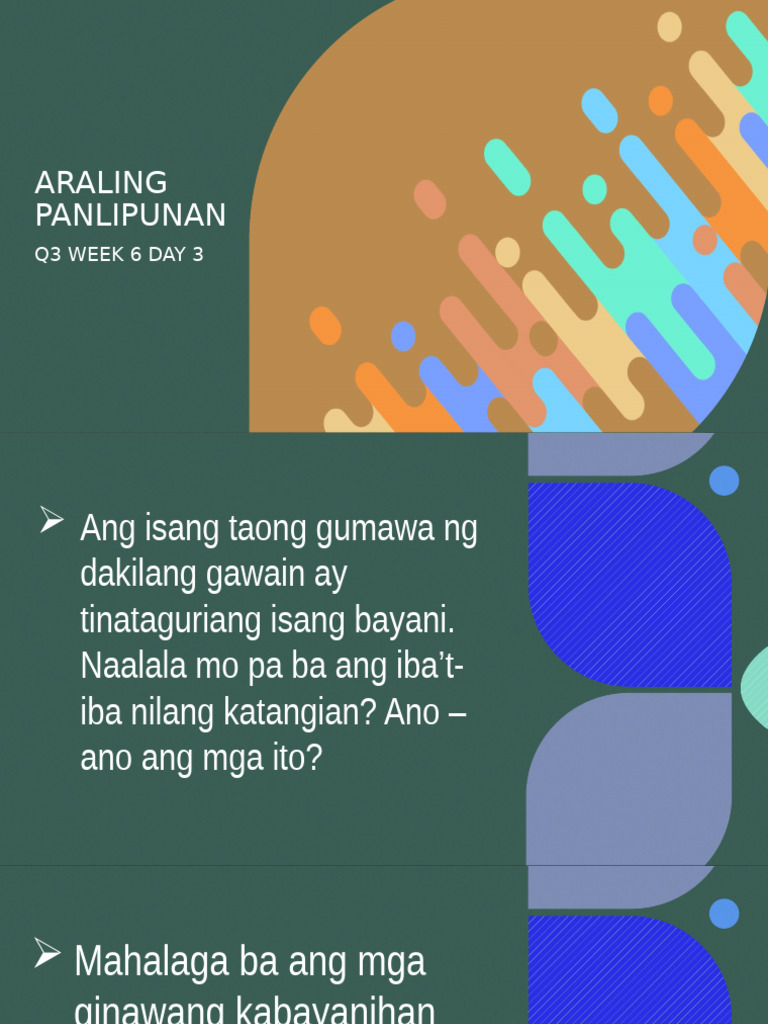Ap Q3 Week 6 Day 2 3 | PDF