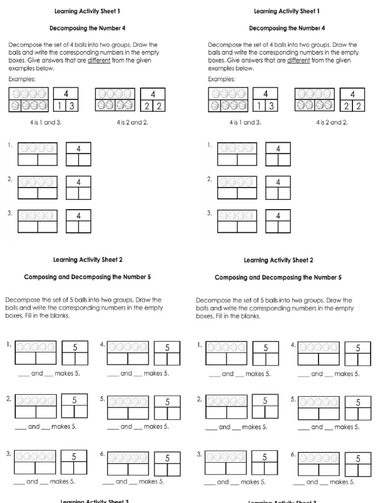 Math 1 q1 w6 Worksheets | PDF
