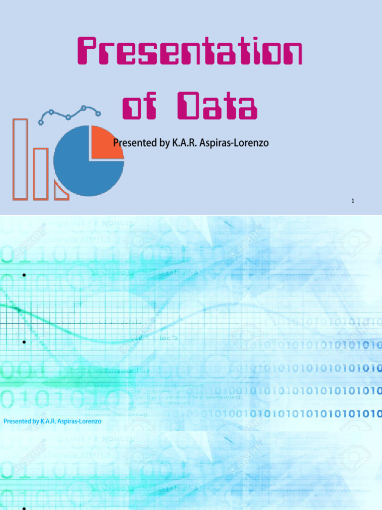 Lesson 5 Data Presentation | PDF | Chart | Cartesian Coordinate System