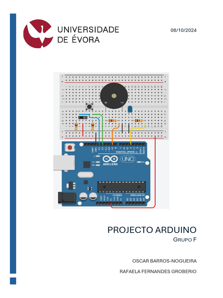University of Evora ISM Arduino Project | PDF | Arduino
