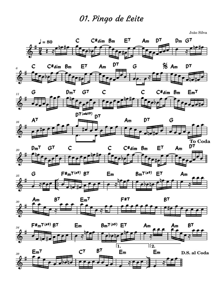 01 Pingo de Leite | PDF