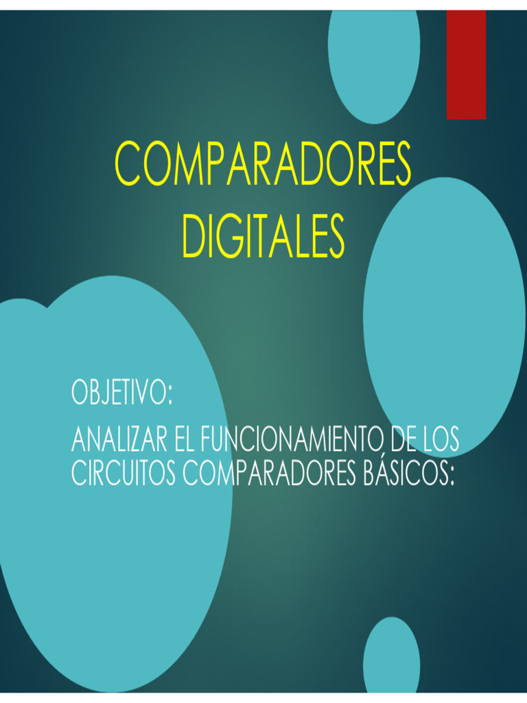 Comparadores Digitales | PDF