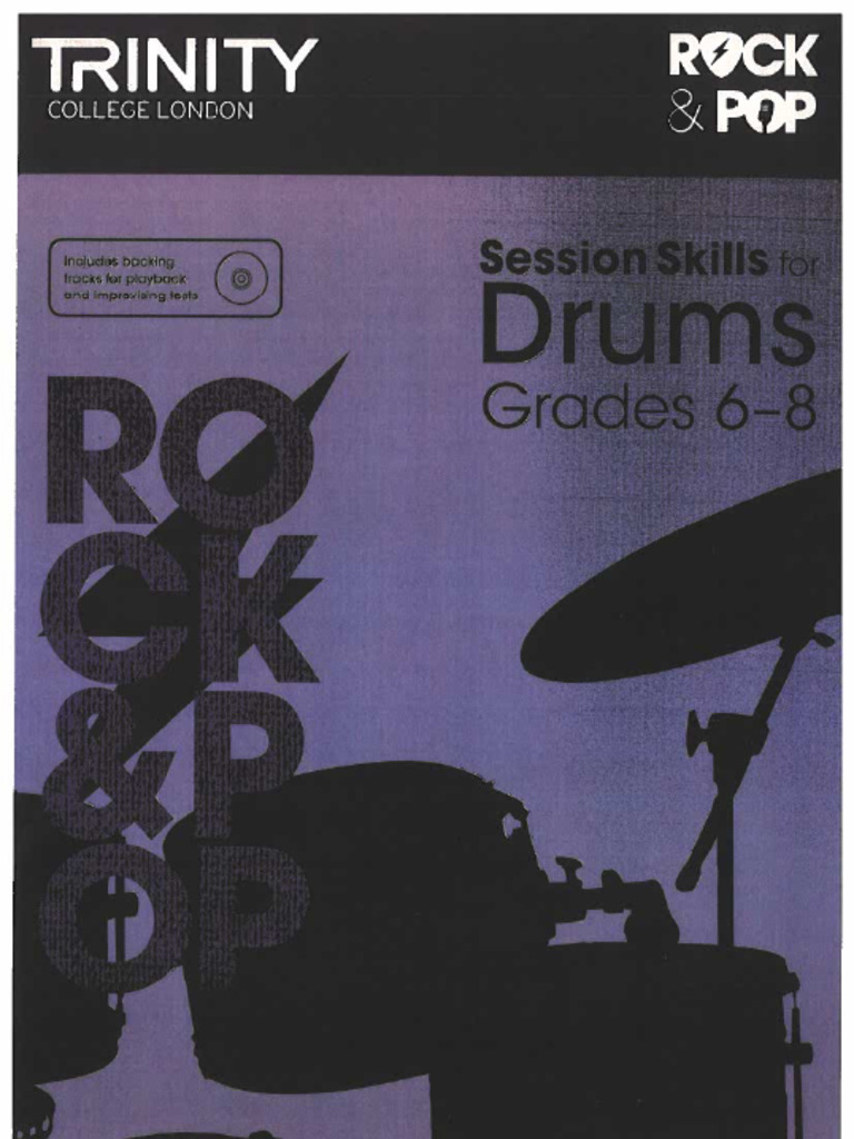 Rock & Pop Drums Session Skills Grade 6 - 8 | PDF