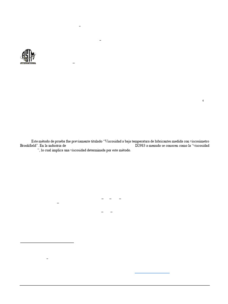 Astm D2983-23 | PDF | Calibración | Viscosidad