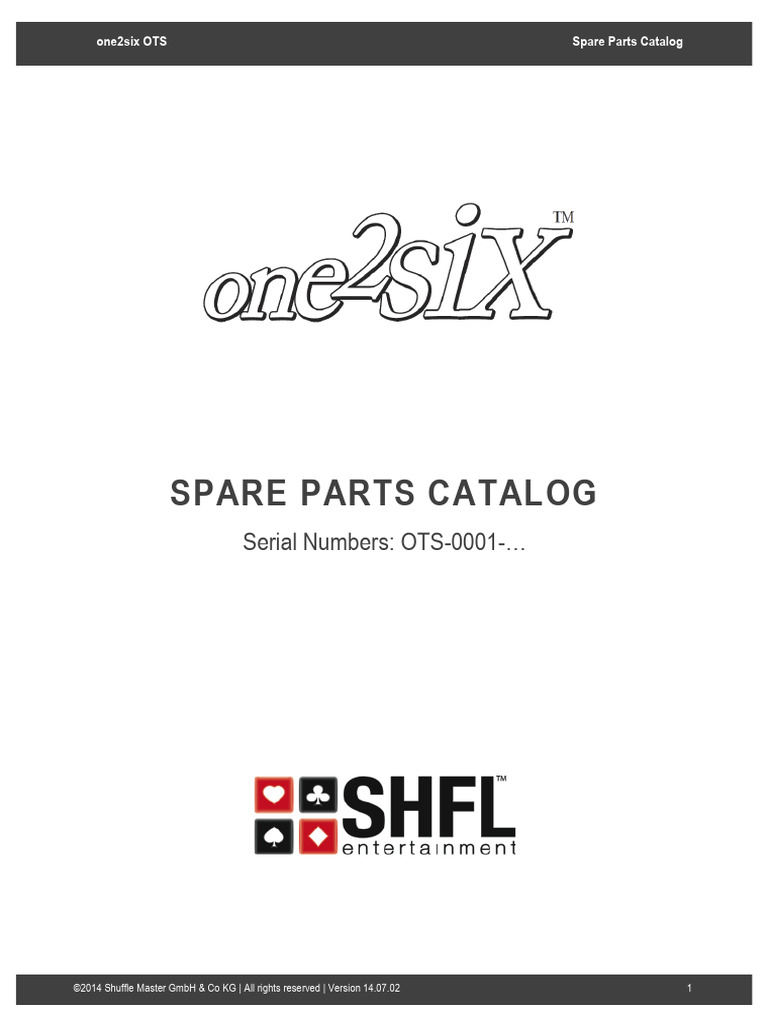 OTS Spare Parts Catalog (V14.07.02) | PDF | Vehicles | Manufactured Goods