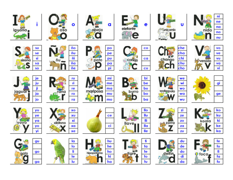 SILABARIO Lona para Impr.. | PDF