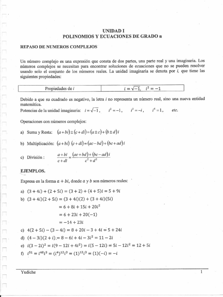 Algebra B - Cap I | PDF