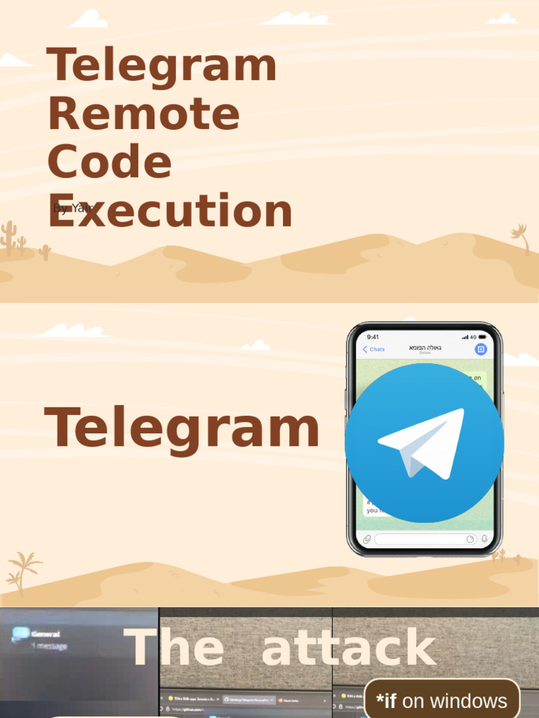 Telegram Remote Code Execution Guide | PDF