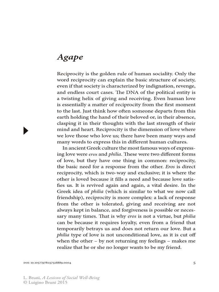 Agape | PDF | Love | Virtue