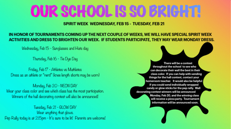 Spirit Week | PDF