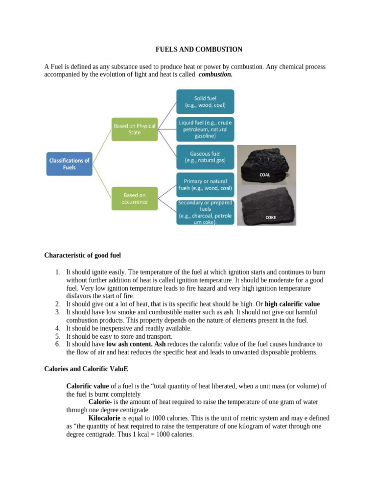 FUELS AND COMBUSTION | PDF | Biofuel | Natural Gas