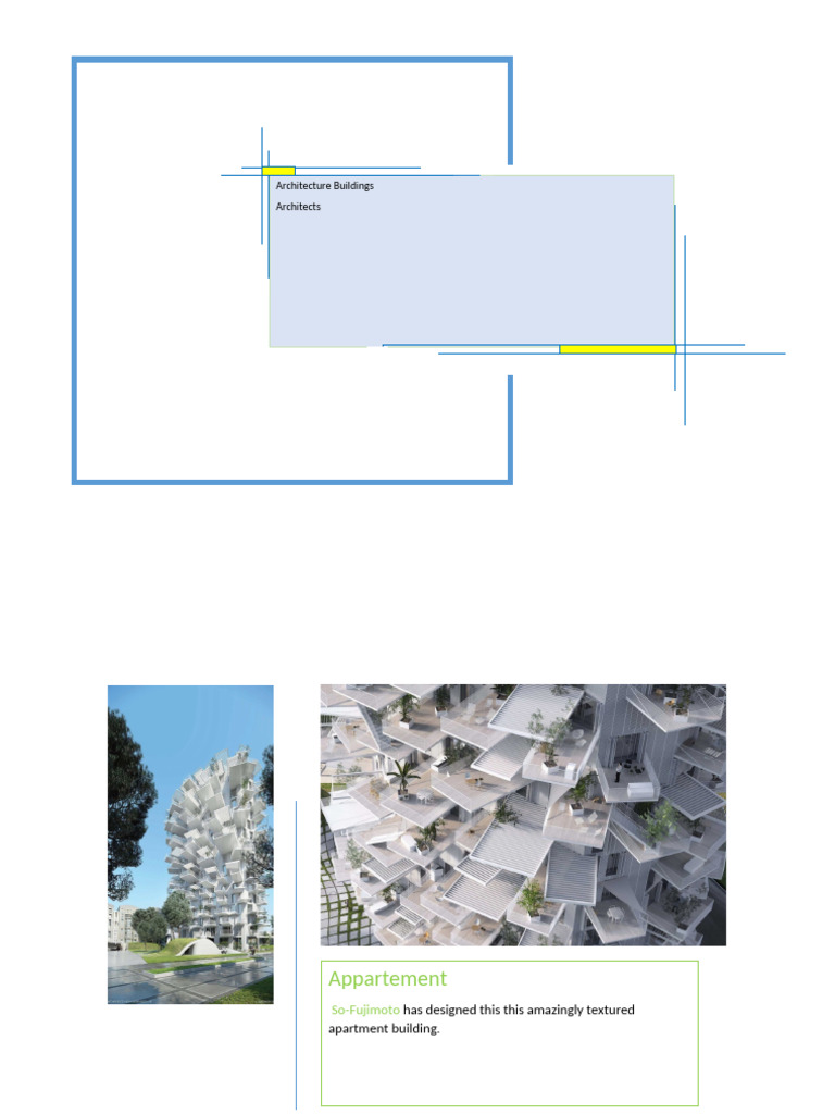 Architecture Buildings For Architects | PDF