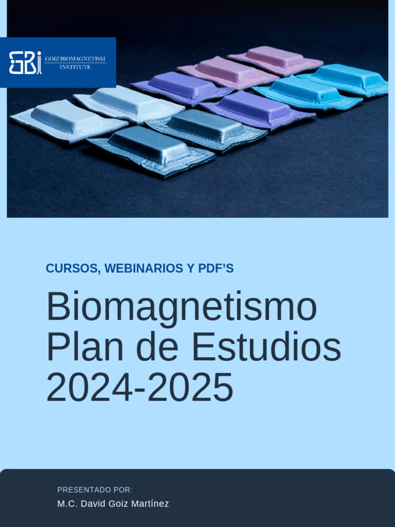 Biomagnetismo Plan de Estudios 2024-2025 (2) | PDF | Plan de estudios | Anatomía