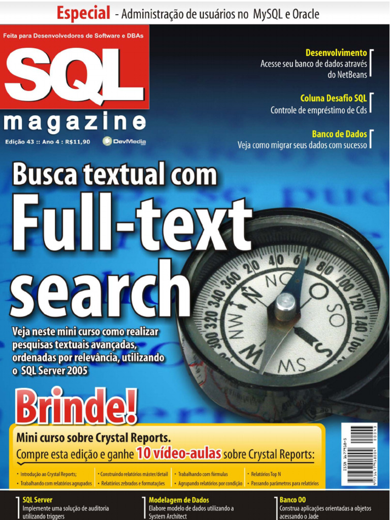 SQL-MAGAZINE_043_DXTAFOLK | PDF | Bancos de dados | Microsoft SQL Server