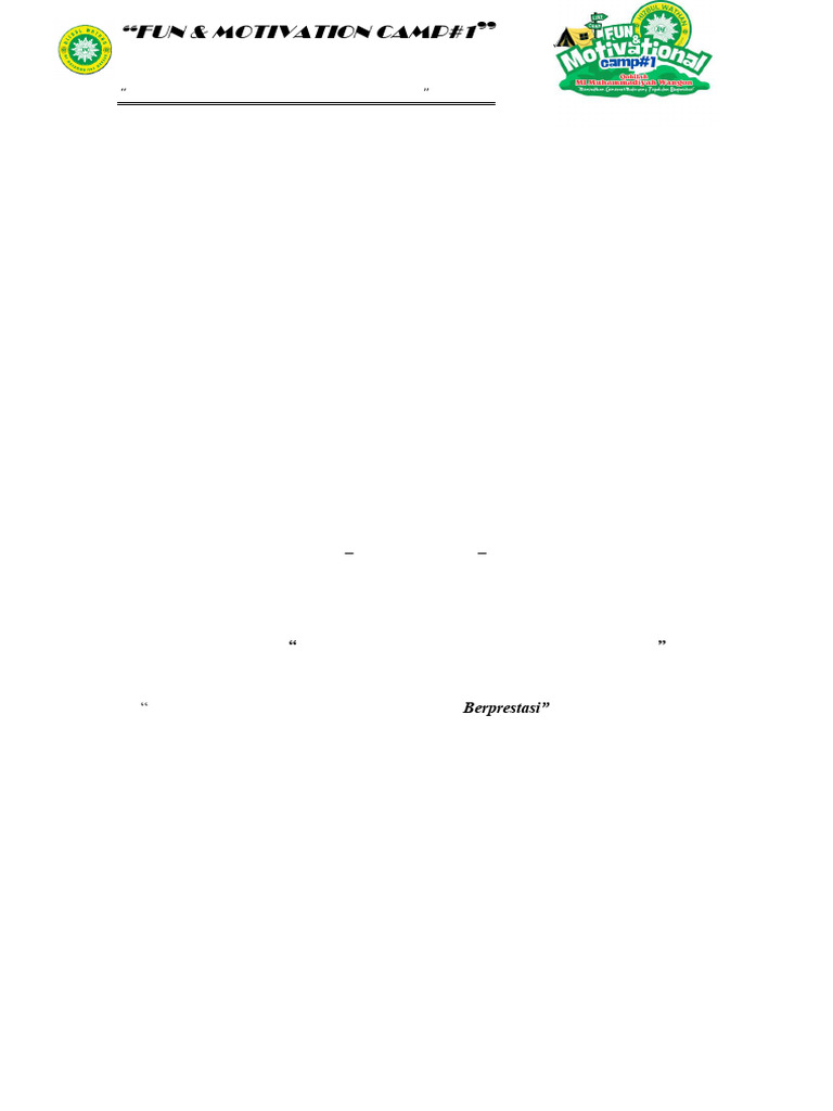 Proposal Fun HW Camp 1 | PDF