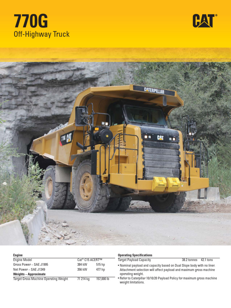 770G_eng | PDF | Truck | Horsepower