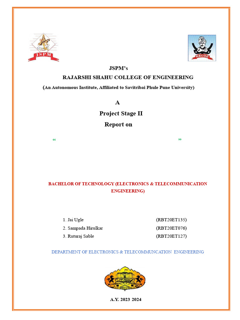 Report Stage FULL (Changes) 2 (1) 2 | PDF | Smart Grid | Water Conservation