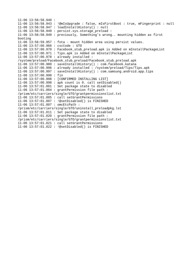 Preload Installer | PDF