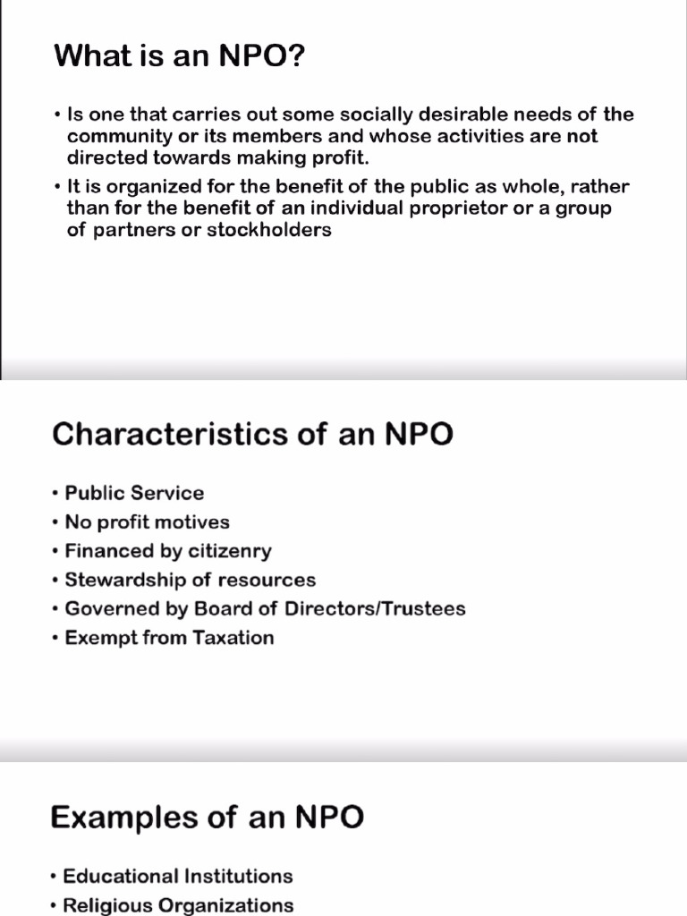 NPO | PDF