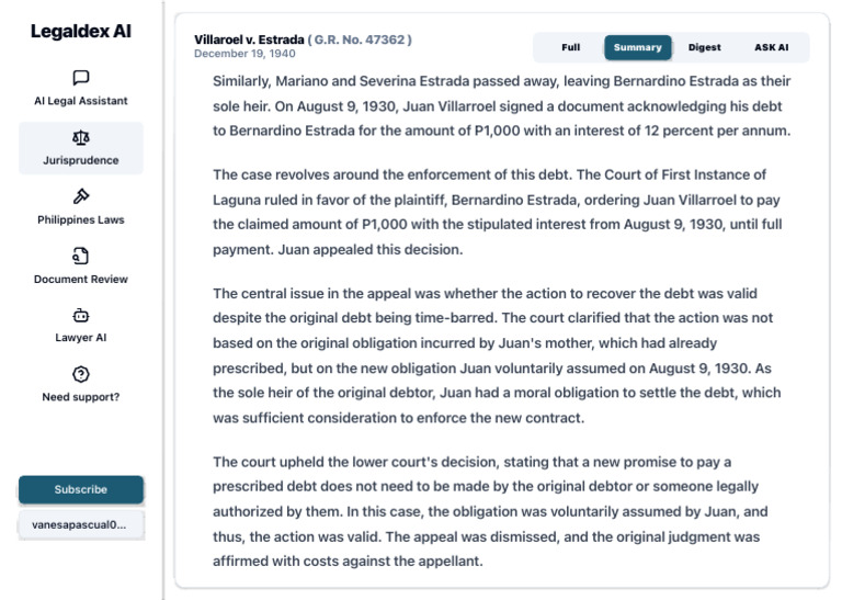 Summary G.R. No. 47362 Villaroel v. Estrada | PDF