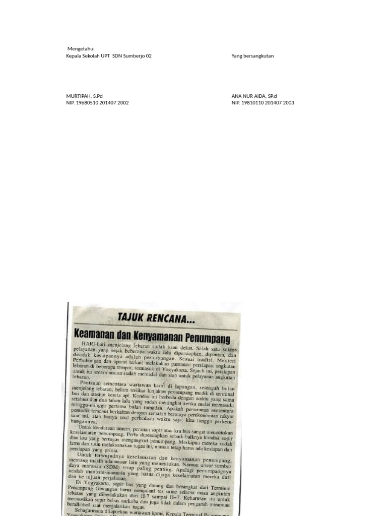 Tajuk Rencana | PDF