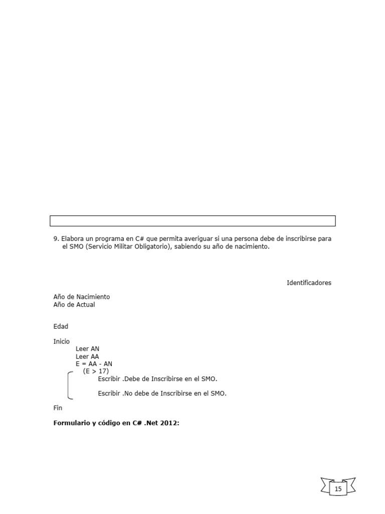 Folleto 2 Lenguaje c # Aplicaciones de Escritorio | PDF | C Sharp ... Folleto 2 Lenguaje c # Aplicaciones de Escritorio | PDF | C Sharp ...