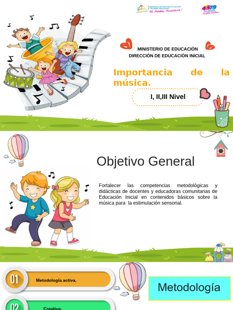 Importancia de la Música en Educación Infantil | PDF | Educación de la ...