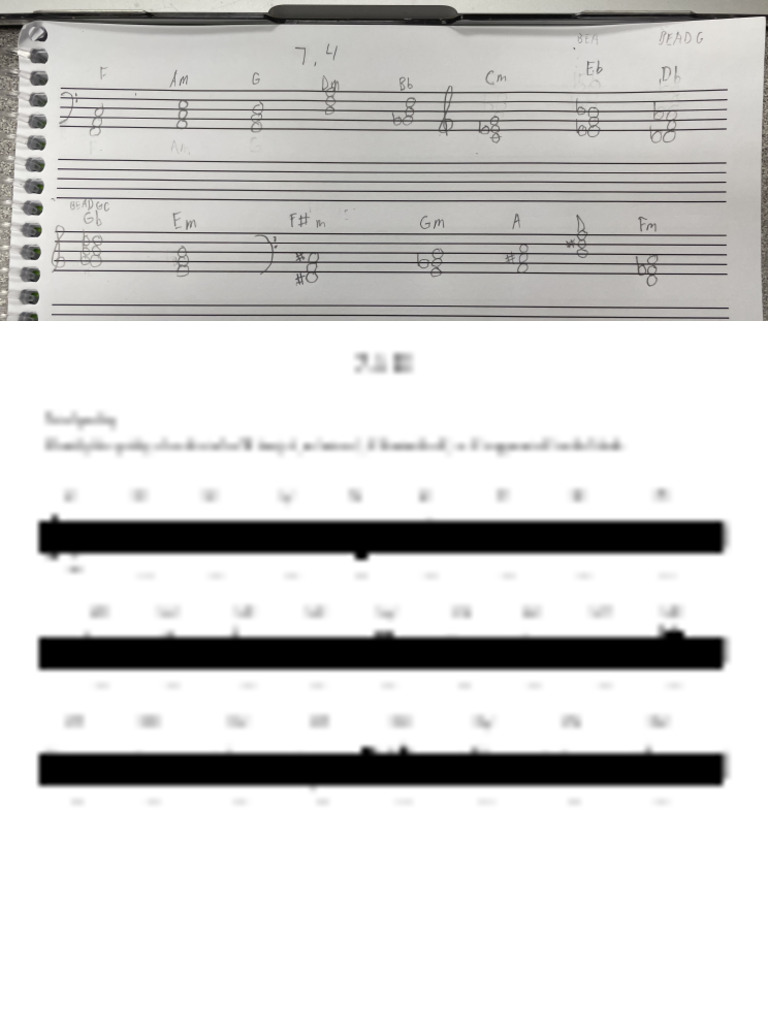 Triad Quality Identification Worksheet | PDF | Music Theory | Elements ...