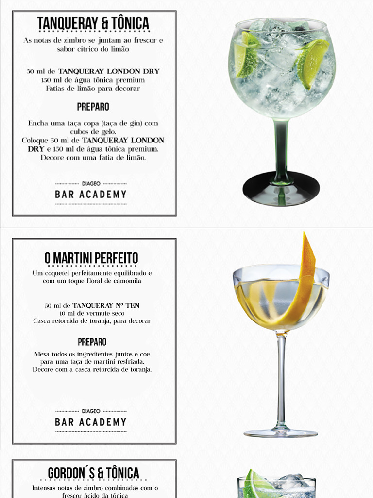 Receitas de Gin | PDF