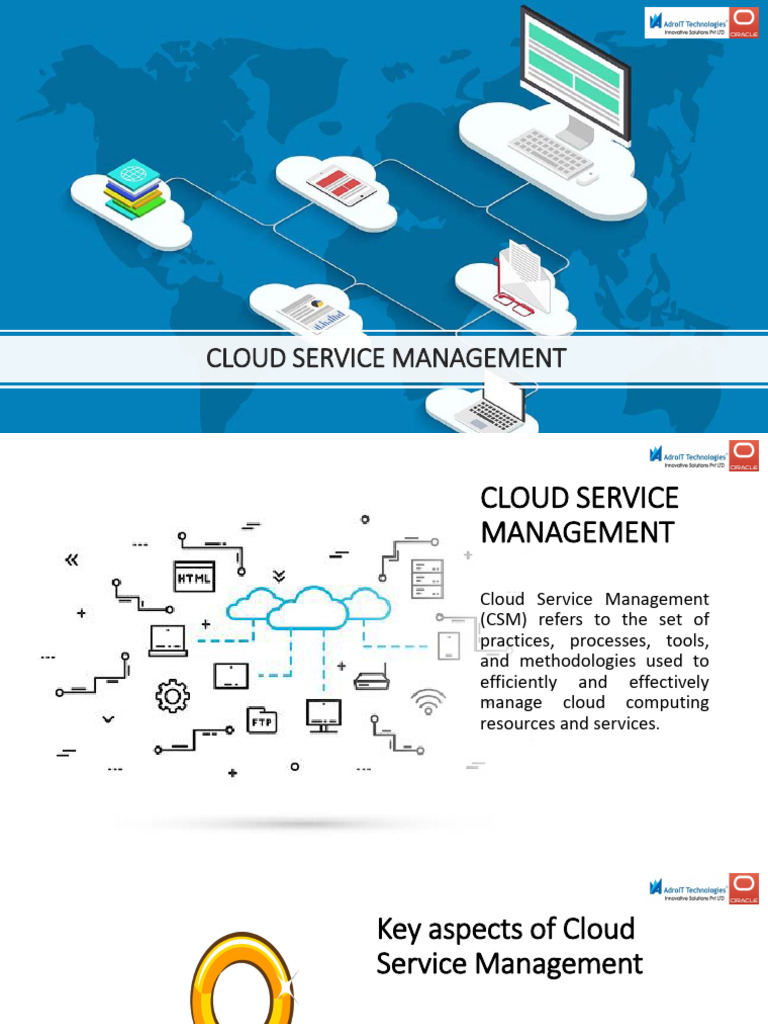 Overview of Cloud Service Management | PDF | Cloud Computing | Software ...