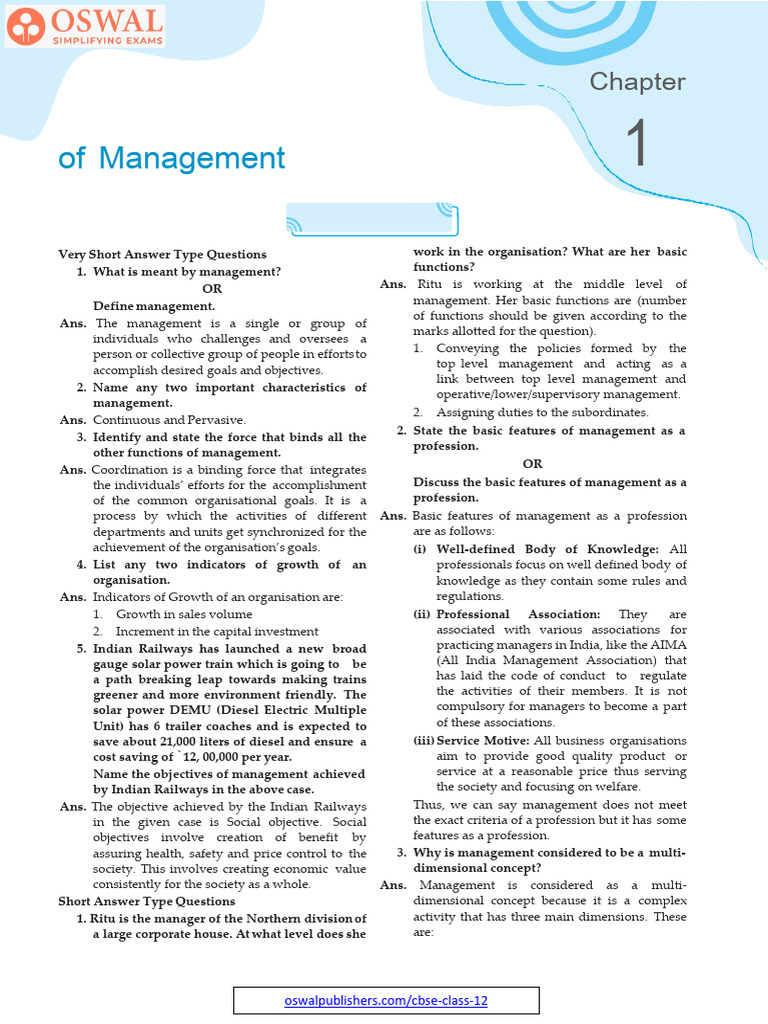 Management Concepts and Functions Explained | PDF | Goal | Knowledge